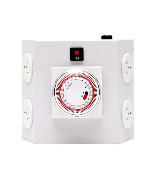 Hortitek 2400 Watt Timer 4 Outlet LMU 16amp | HYROLEAF