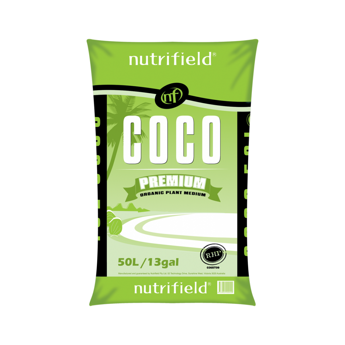 Nutrifield Coco Premium 50L RHP certified | HYROLEAF